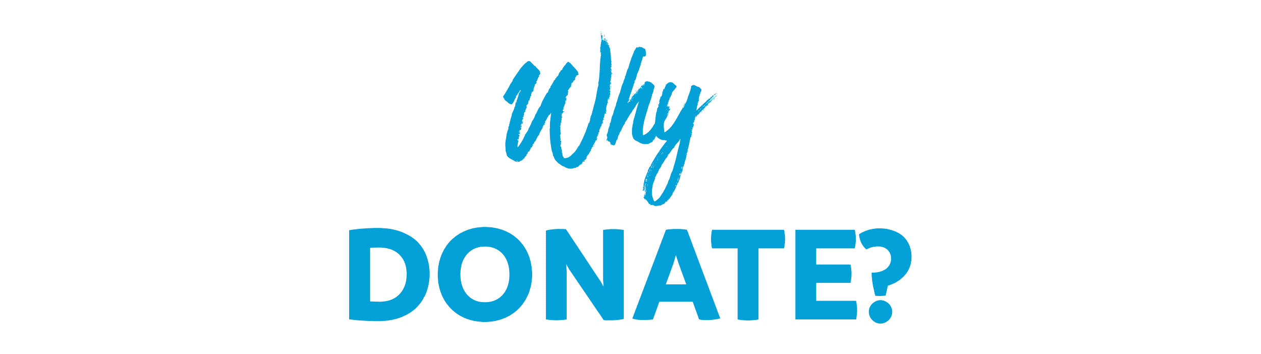 Why Donate Image